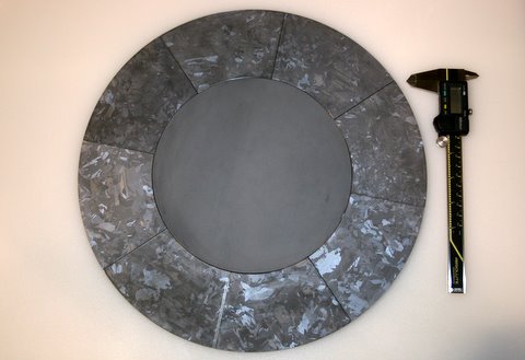 Compound Silicon (Si) 14'' Multi Piece Target | angstromsciences